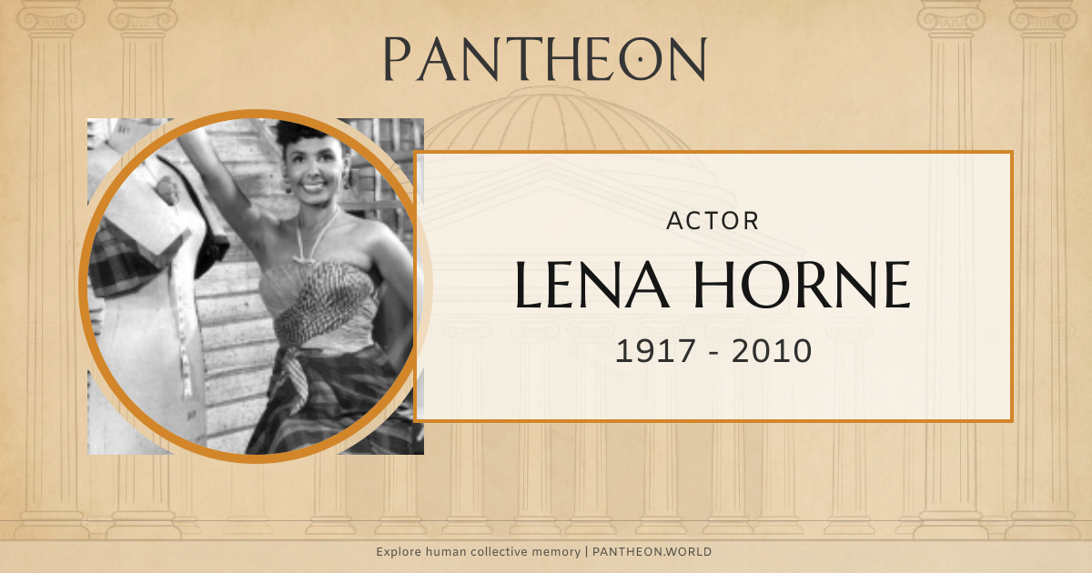 Lena Horne Biography | Pantheon