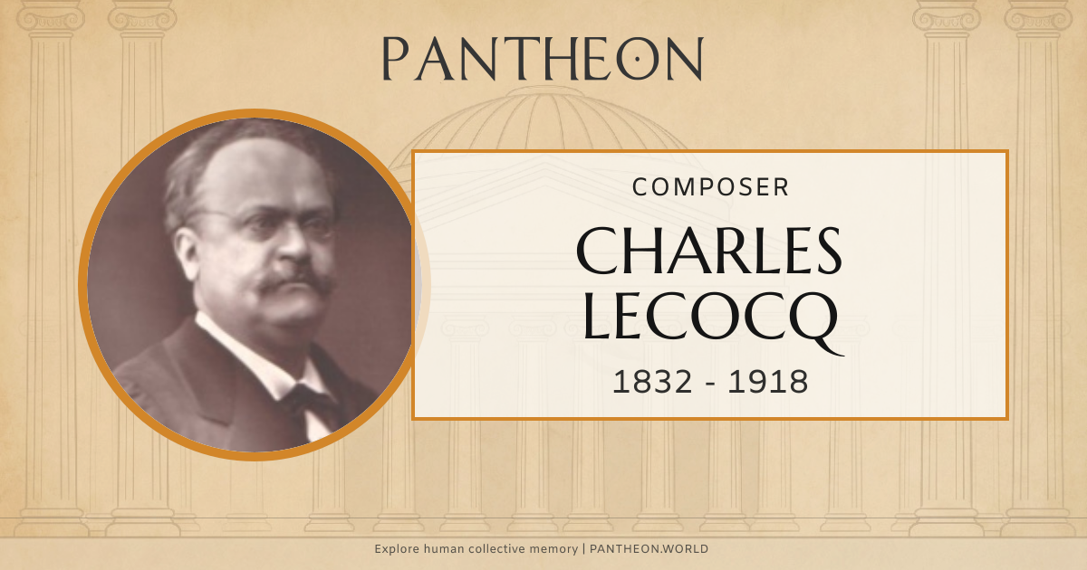 Charles Lecocq Biography | Pantheon