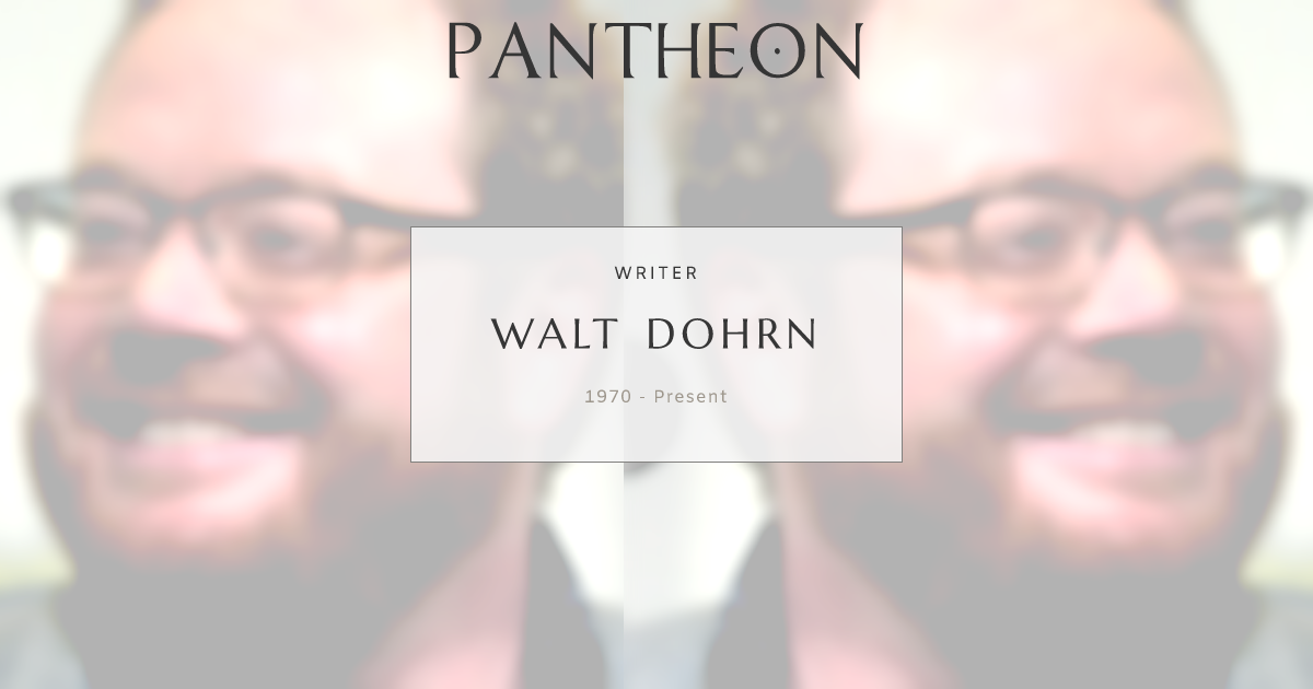 Walt Dohrn Biography | Pantheon