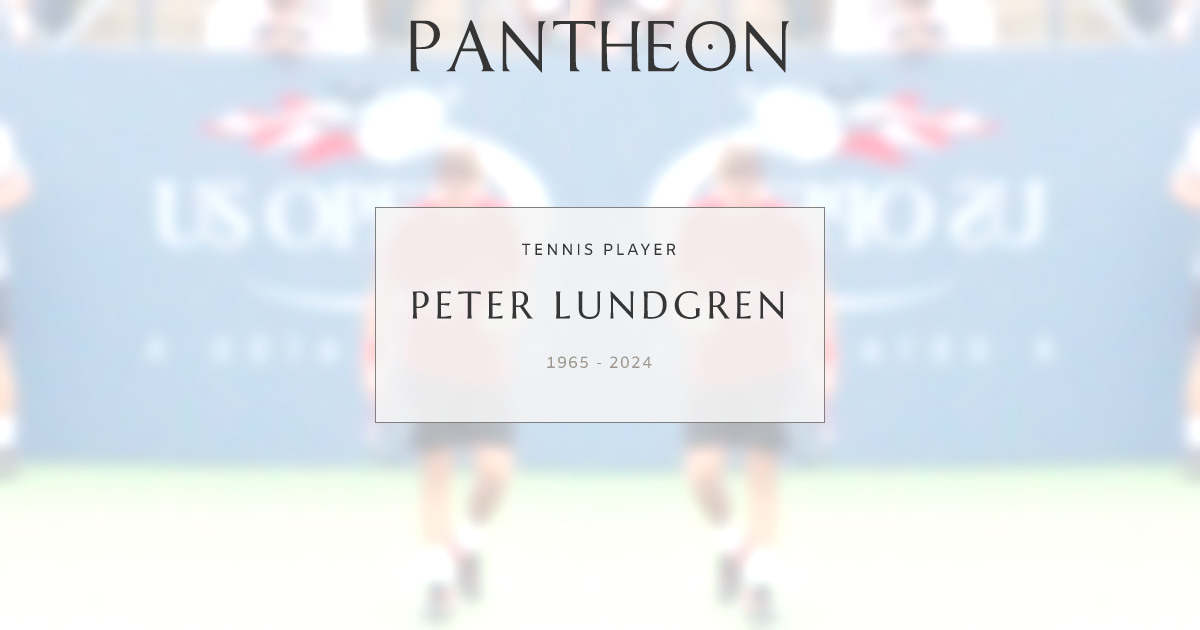 Peter Lundgren Biography | Pantheon