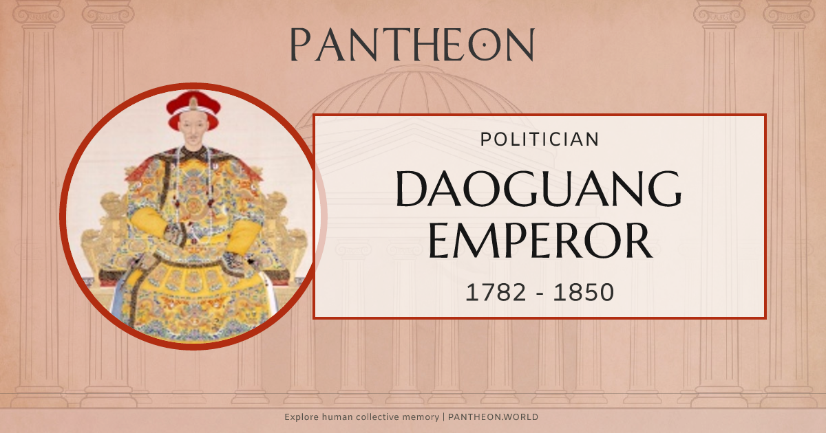 Daoguang Emperor Biography | Pantheon