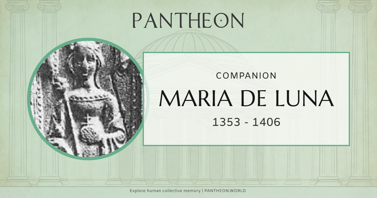 Maria de Luna Biography | Pantheon