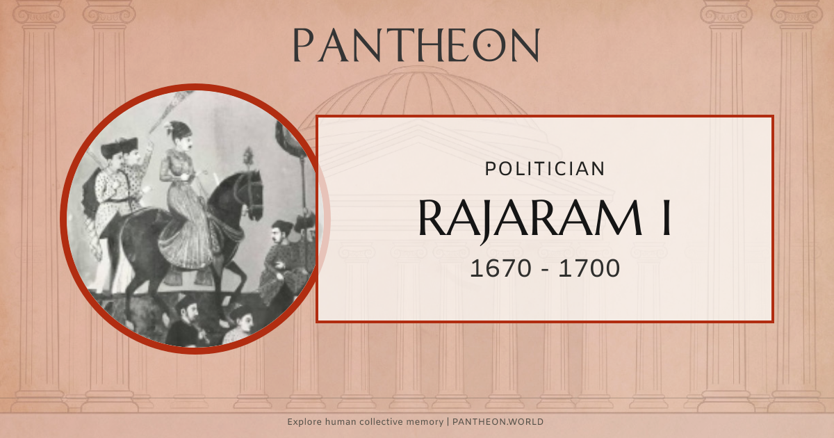 Rajaram I Biography | Pantheon