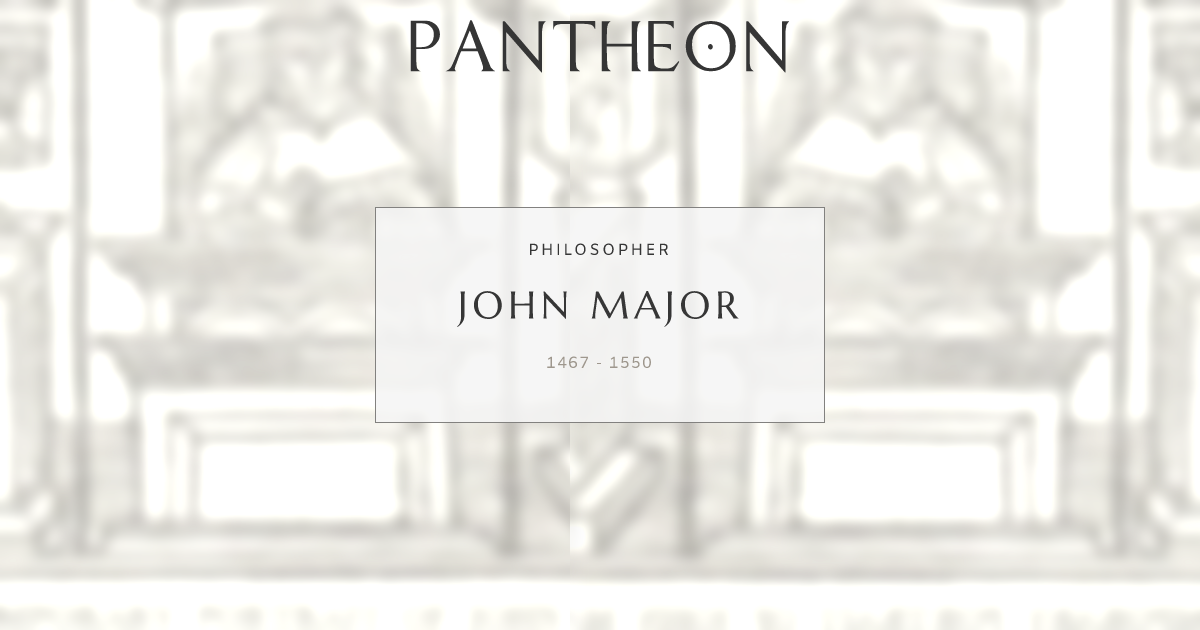 John Major Biography | Pantheon