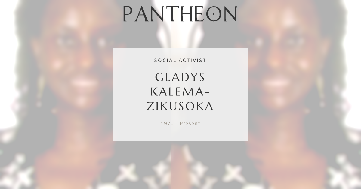 Gladys Kalema-Zikusoka Biography | Pantheon