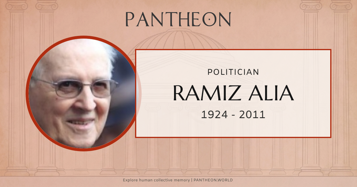 Ramiz Alia Biography | Pantheon