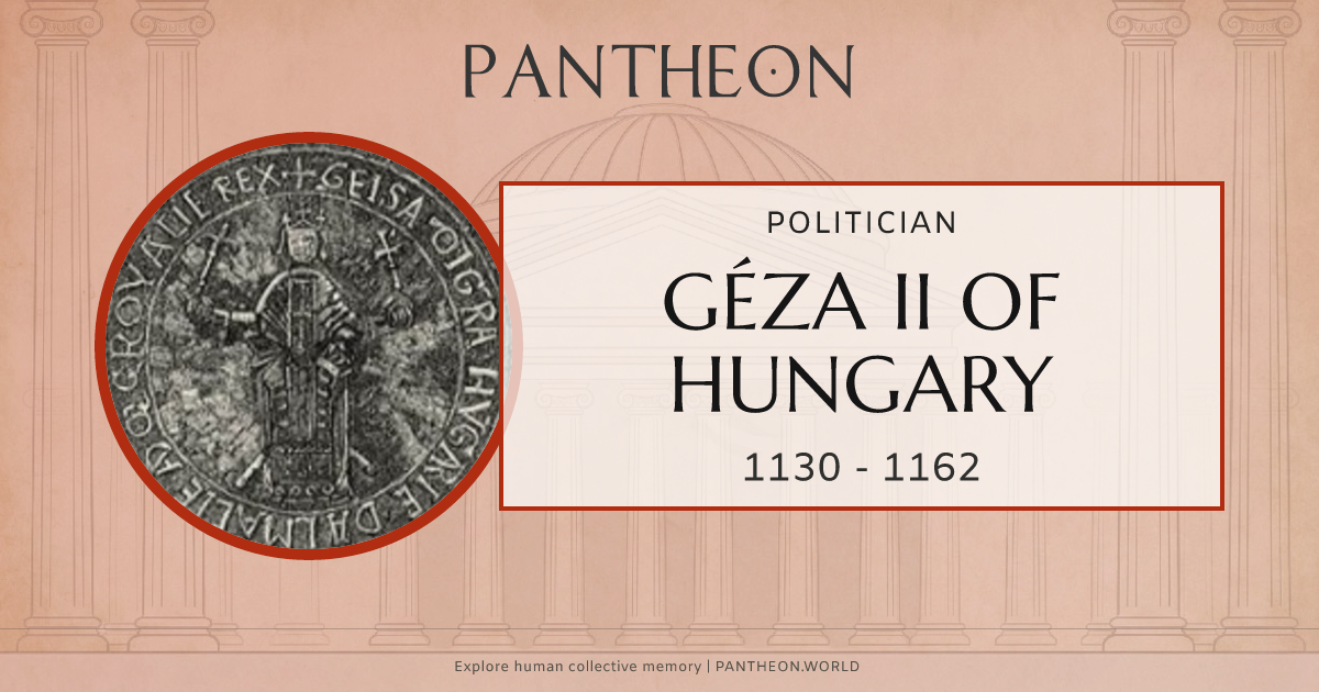 Géza II of Hungary Biography | Pantheon