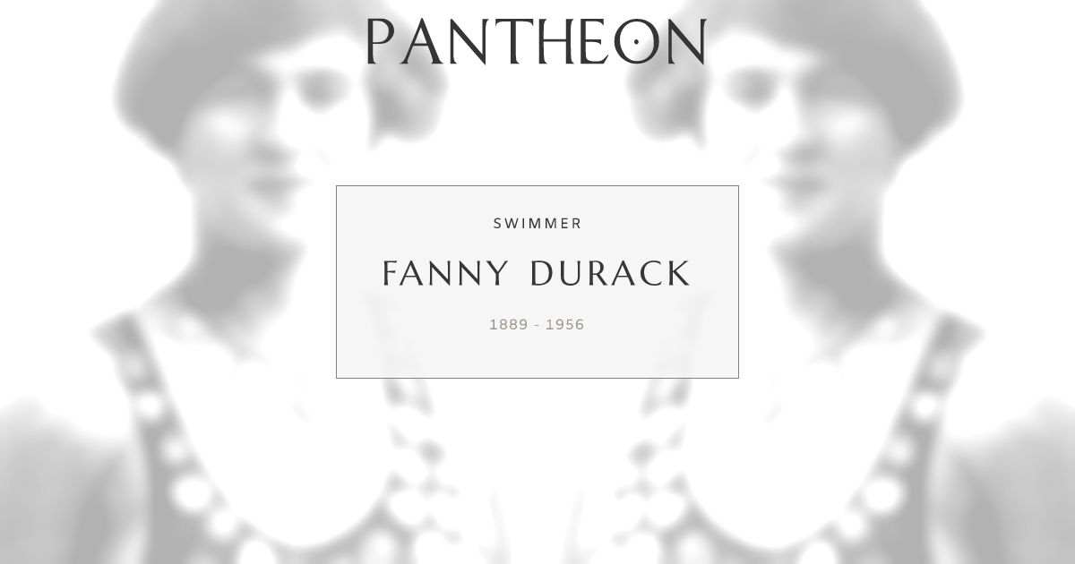 Fanny Durack Biography | Pantheon