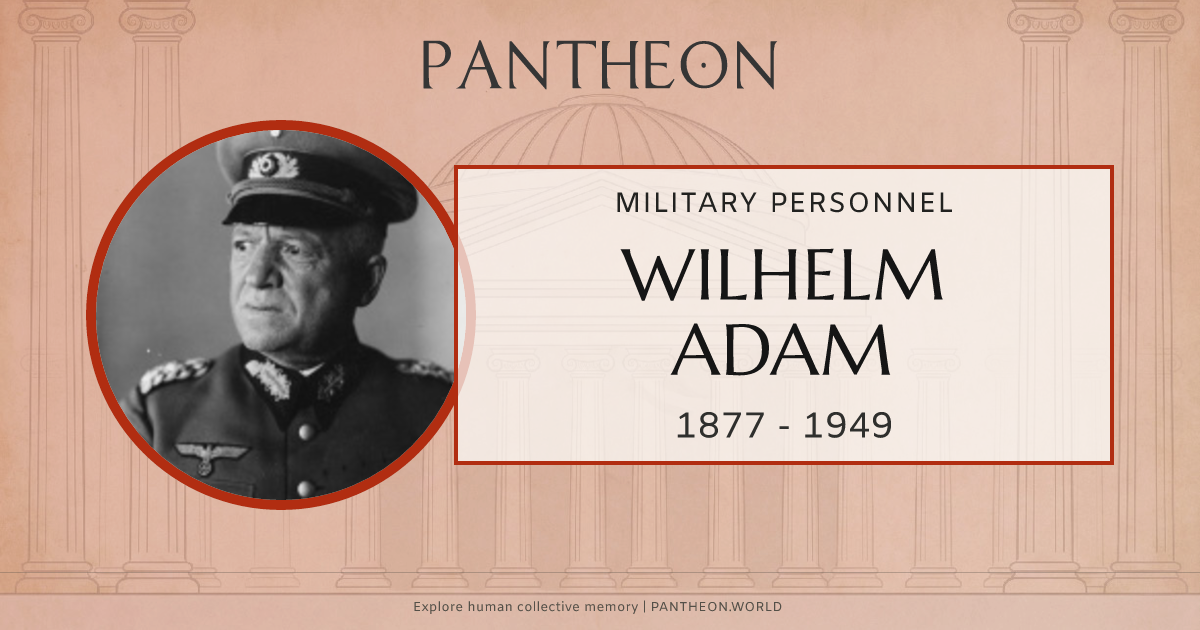 Wilhelm Adam Biography | Pantheon
