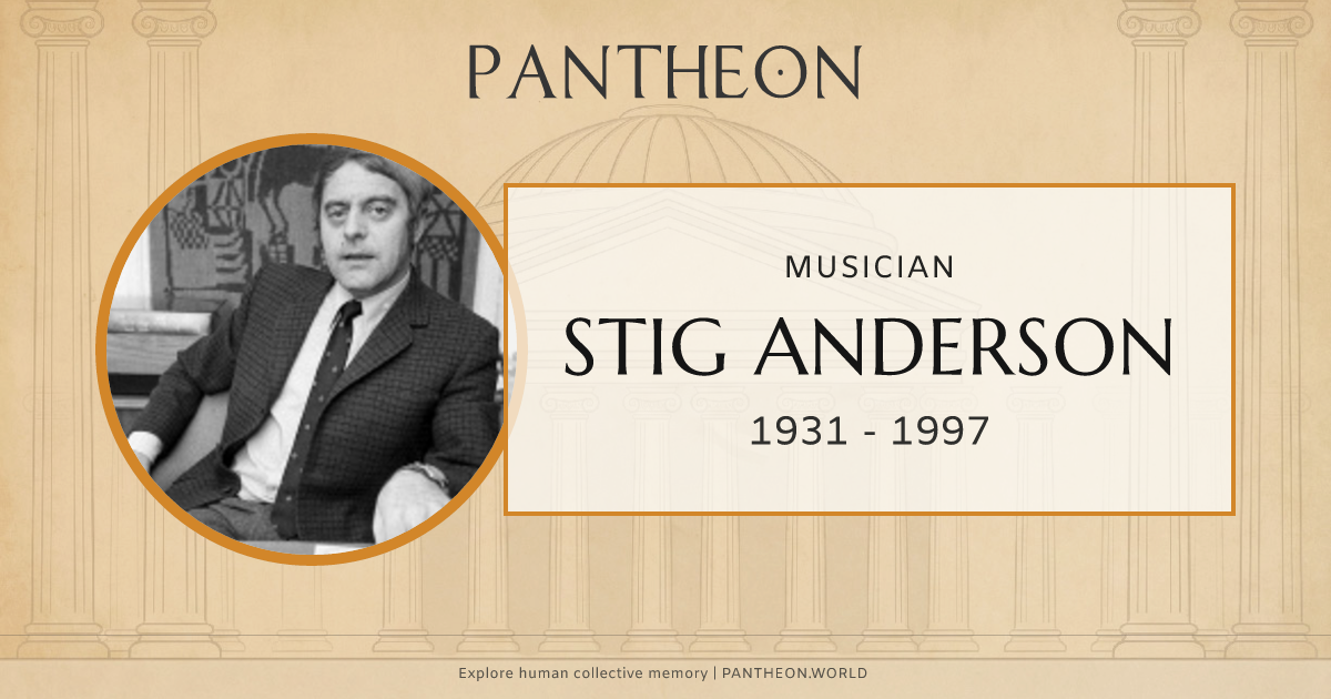 Stig Anderson Biography | Pantheon