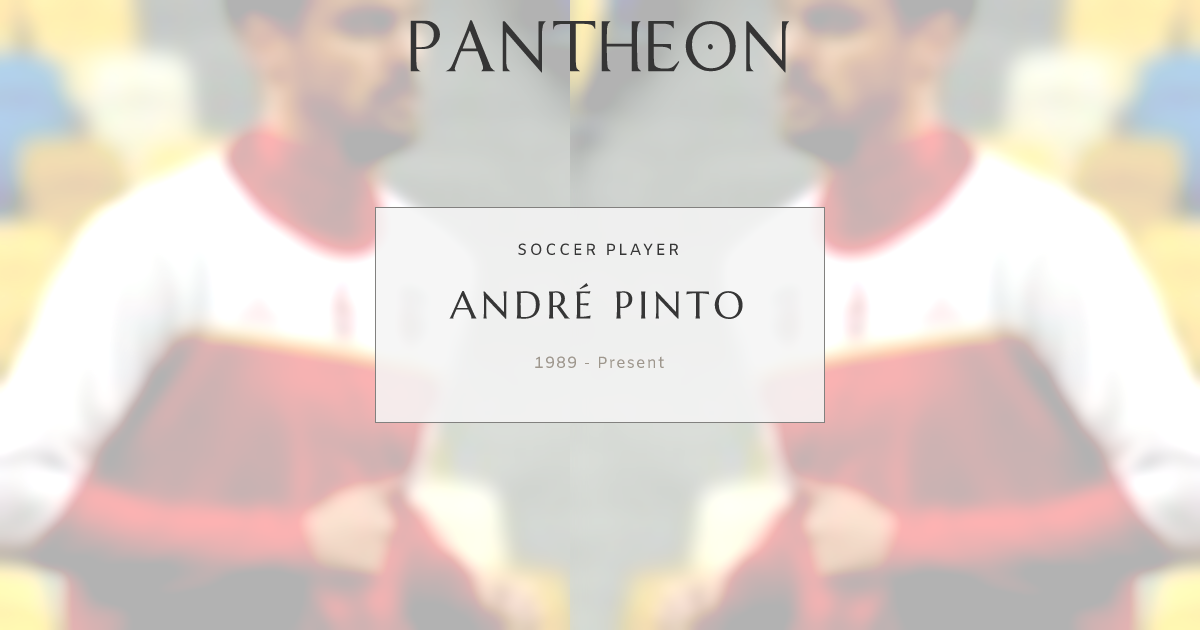 André Pinto Biography | Pantheon