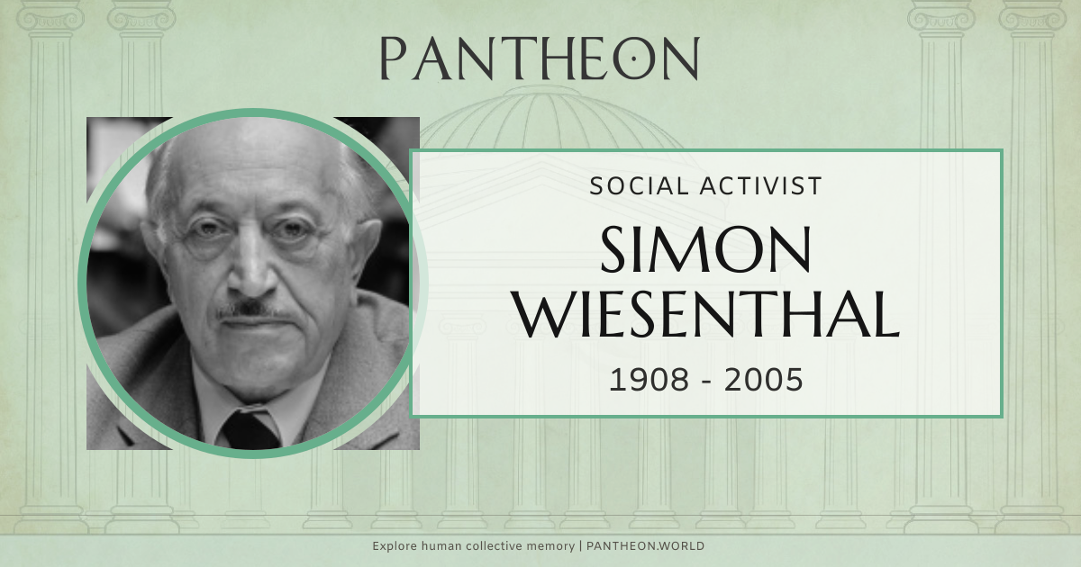 Simon Wiesenthal Biography | Pantheon