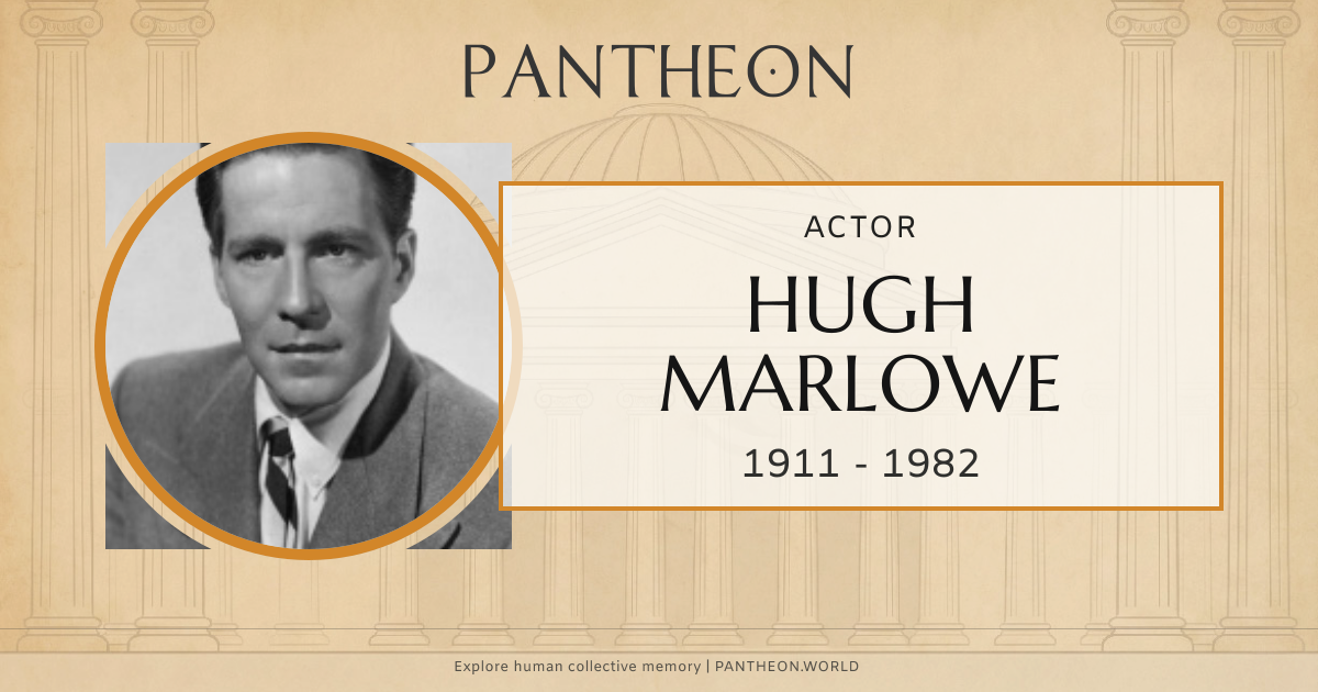 Hugh Marlowe Biography | Pantheon