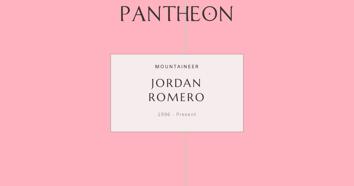 Jordan Romero Biography | Pantheon