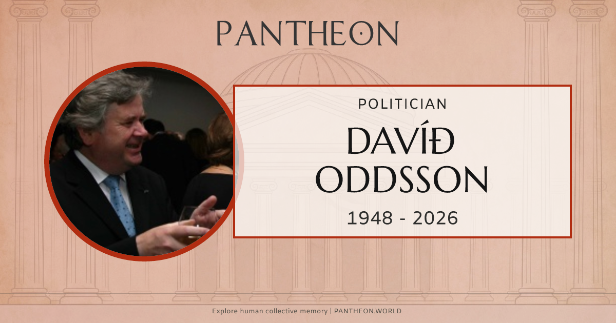 Davíð Oddsson Biography | Pantheon