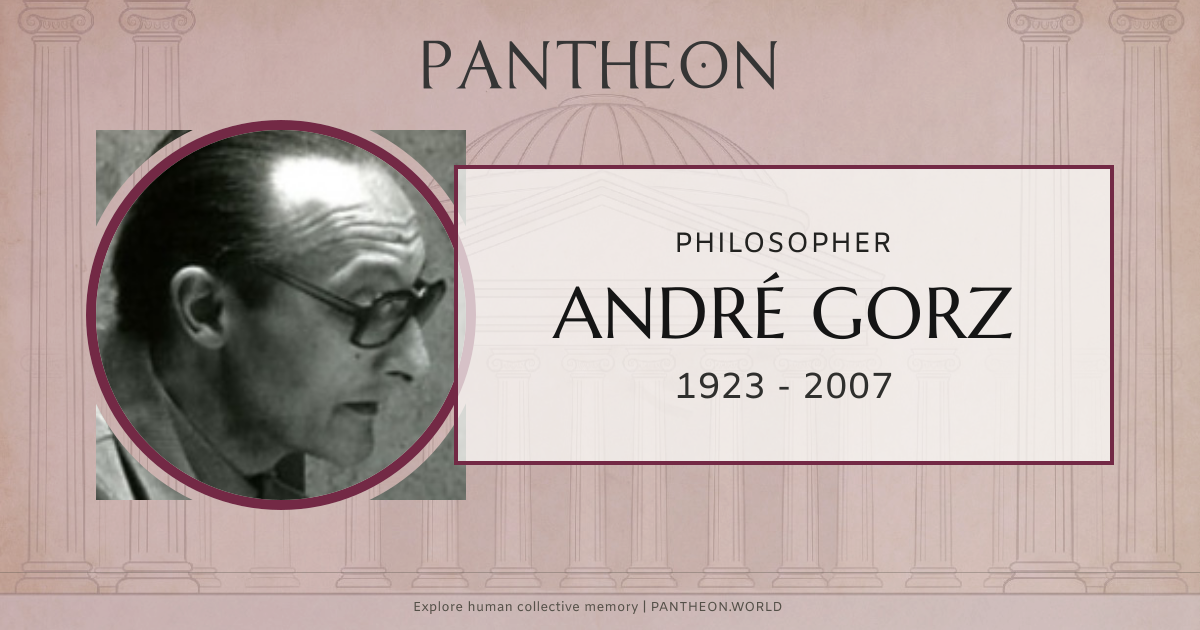 André Gorz Biography | Pantheon