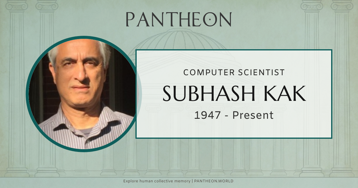 Subhash Kak Biography | Pantheon