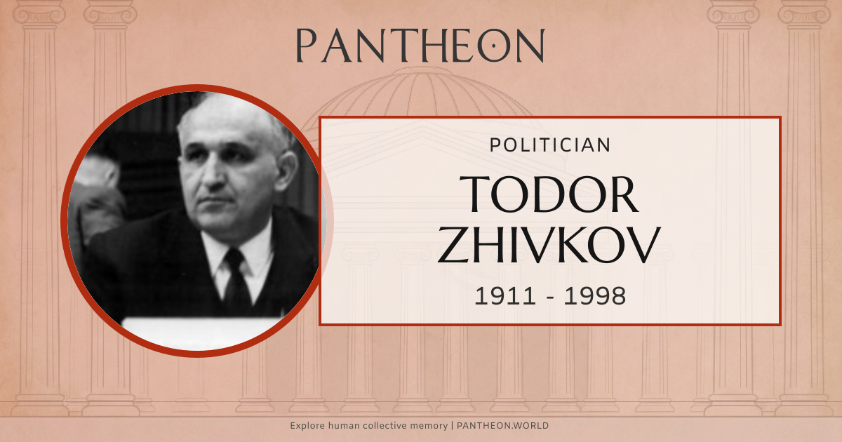 Todor Zhivkov Biography | Pantheon