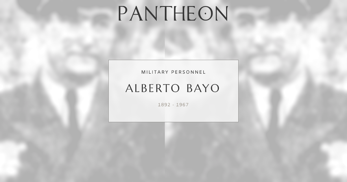 Alberto Bayo Biography | Pantheon