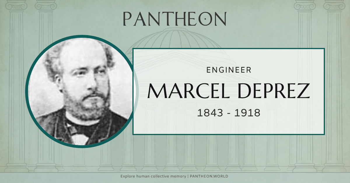 Marcel Deprez Biography | Pantheon