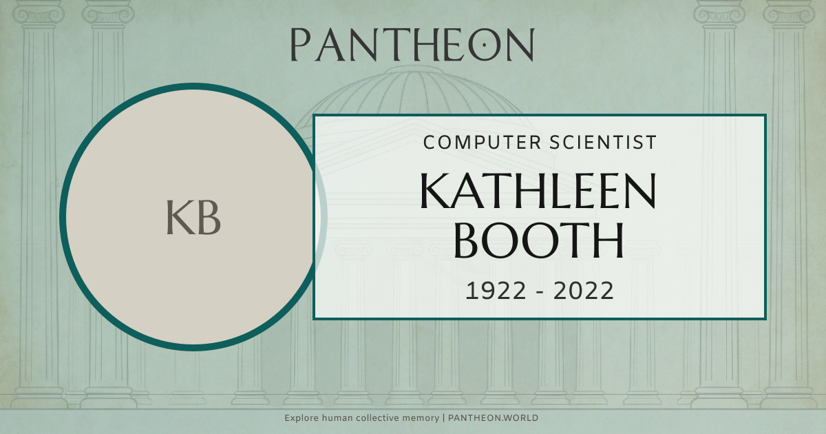 Kathleen Booth Biography | Pantheon