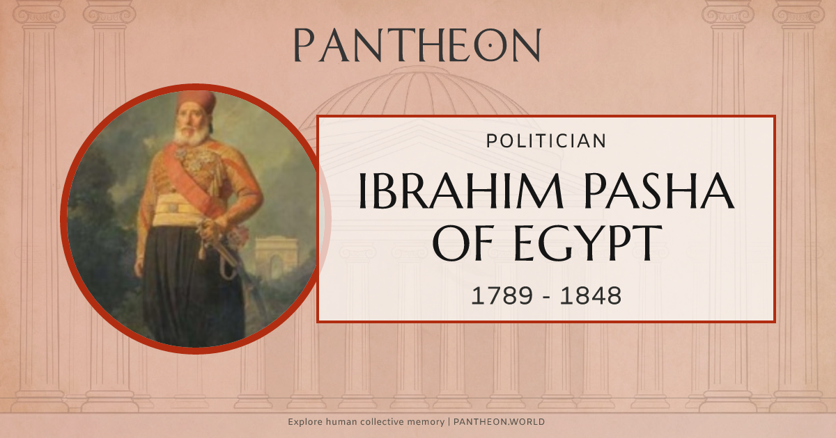 Ibrahim Pasha of Egypt Biography | Pantheon