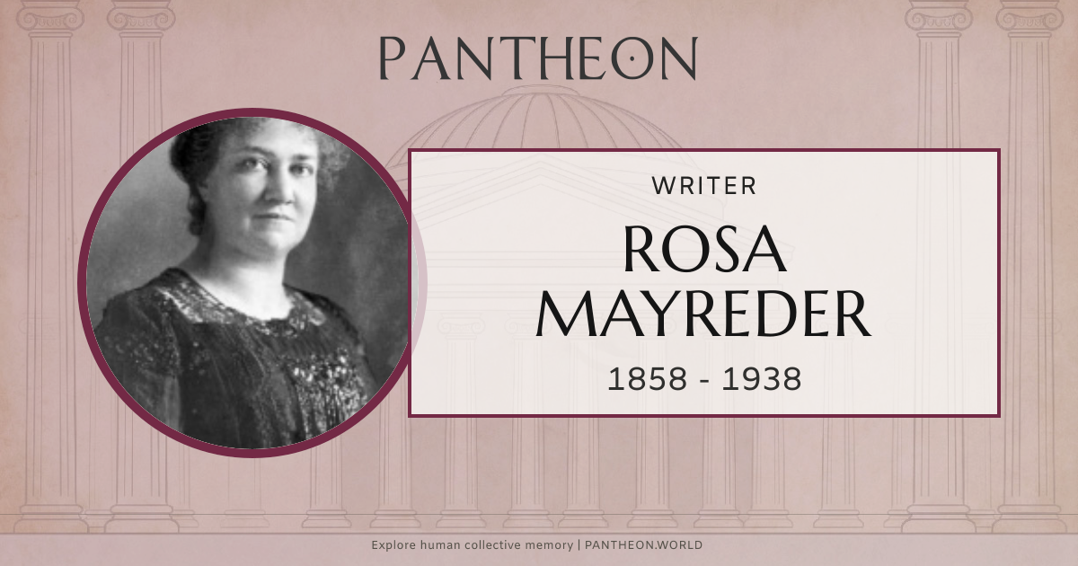 Rosa Mayreder Biography | Pantheon