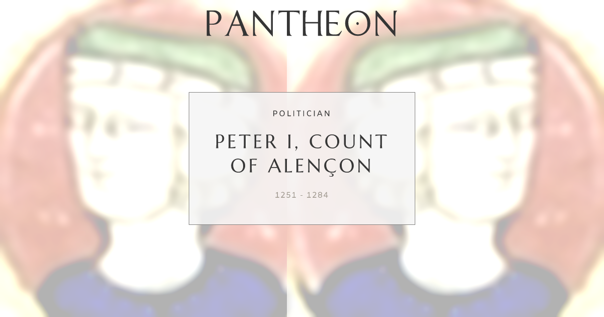 Peter I, Count of Alençon Biography | Pantheon