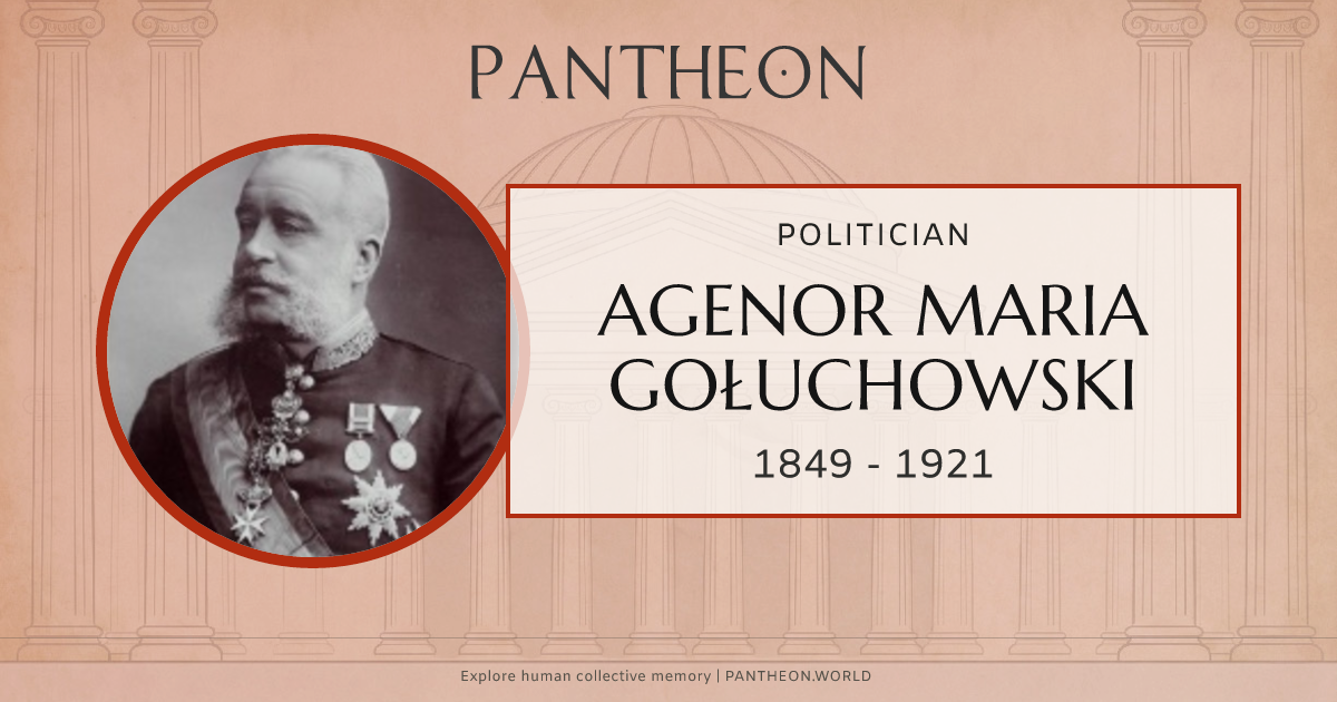Agenor Maria Gołuchowski Biography | Pantheon