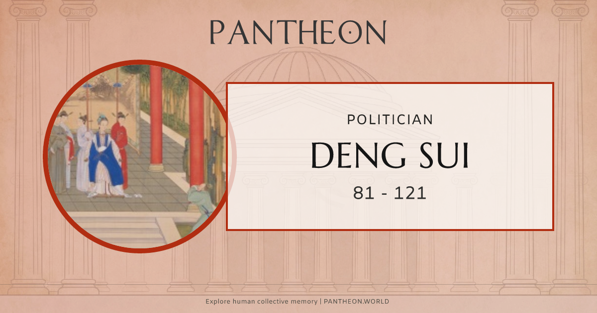 Deng Sui Biography | Pantheon