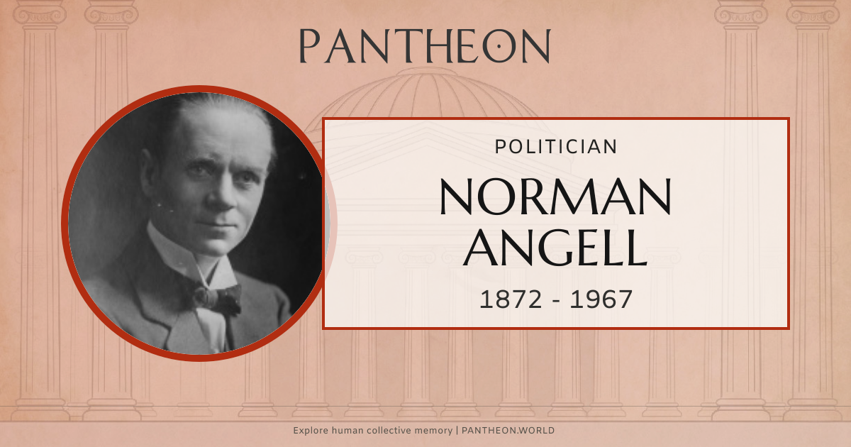 Norman Angell Biography | Pantheon