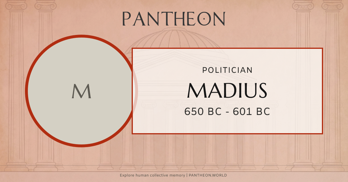 Madius Biography | Pantheon