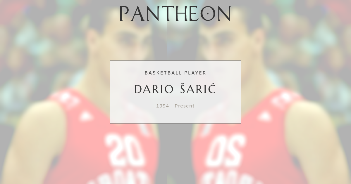 Dario Šarić Biography | Pantheon