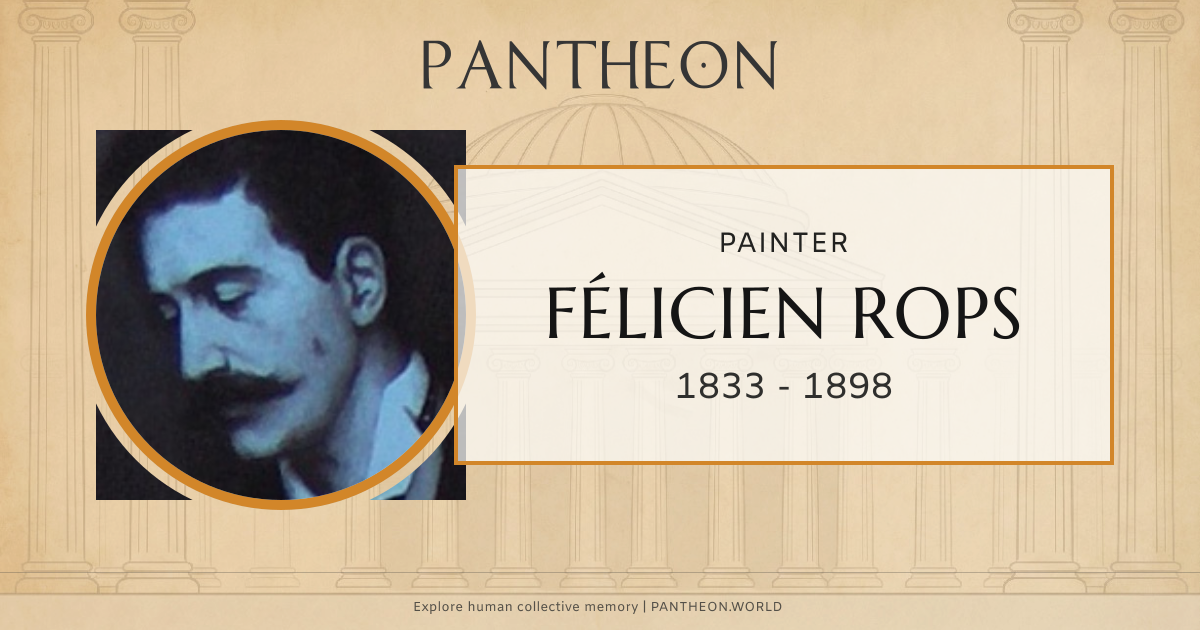 Félicien Rops Biography | Pantheon