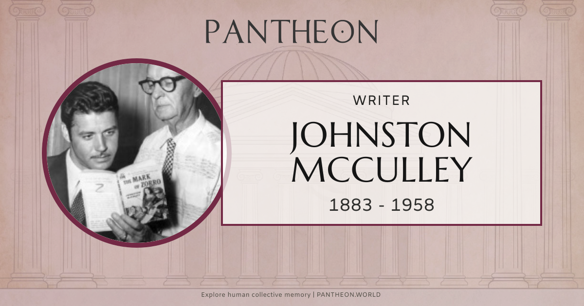 Johnston McCulley Biography | Pantheon