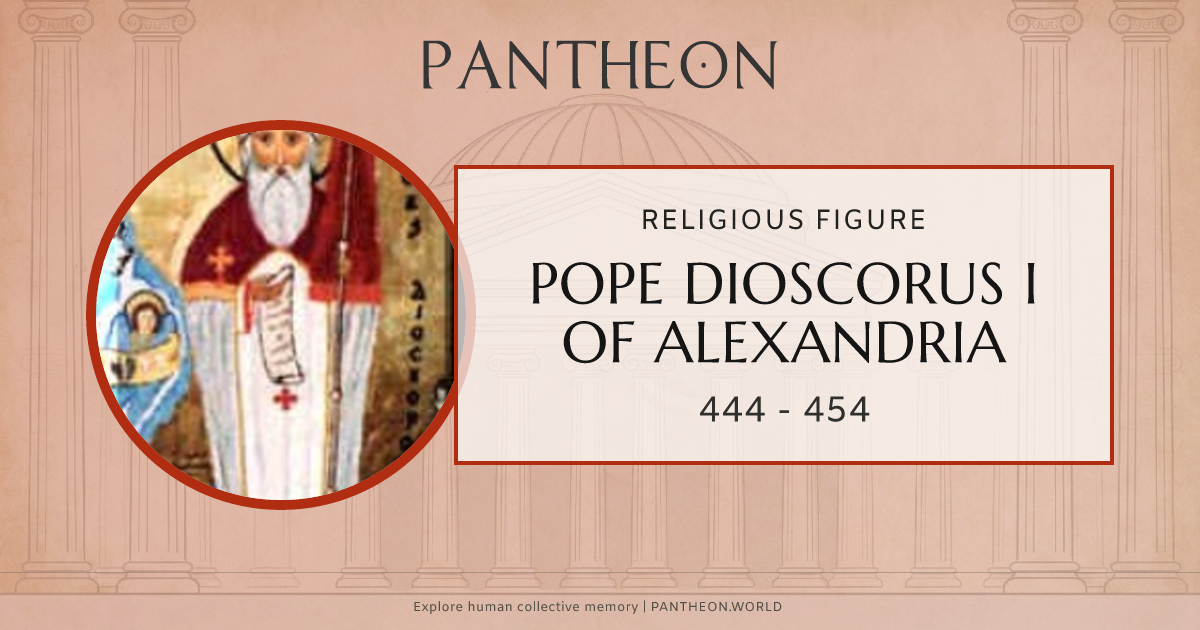 Pope Dioscorus I of Alexandria Biography | Pantheon