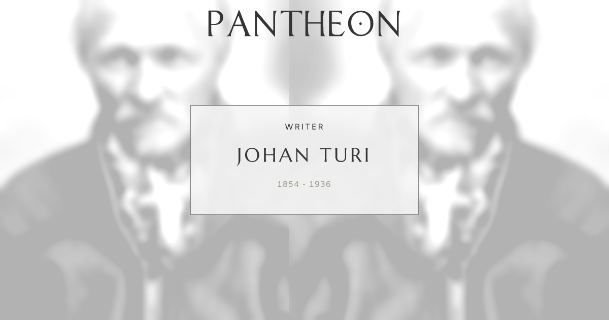 Johan Turi Biography | Pantheon