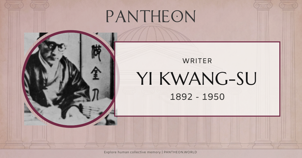 Yi Kwang-su Biography | Pantheon