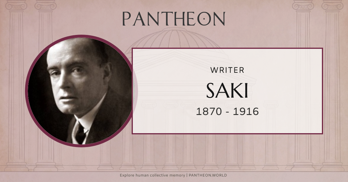 Saki Biography | Pantheon