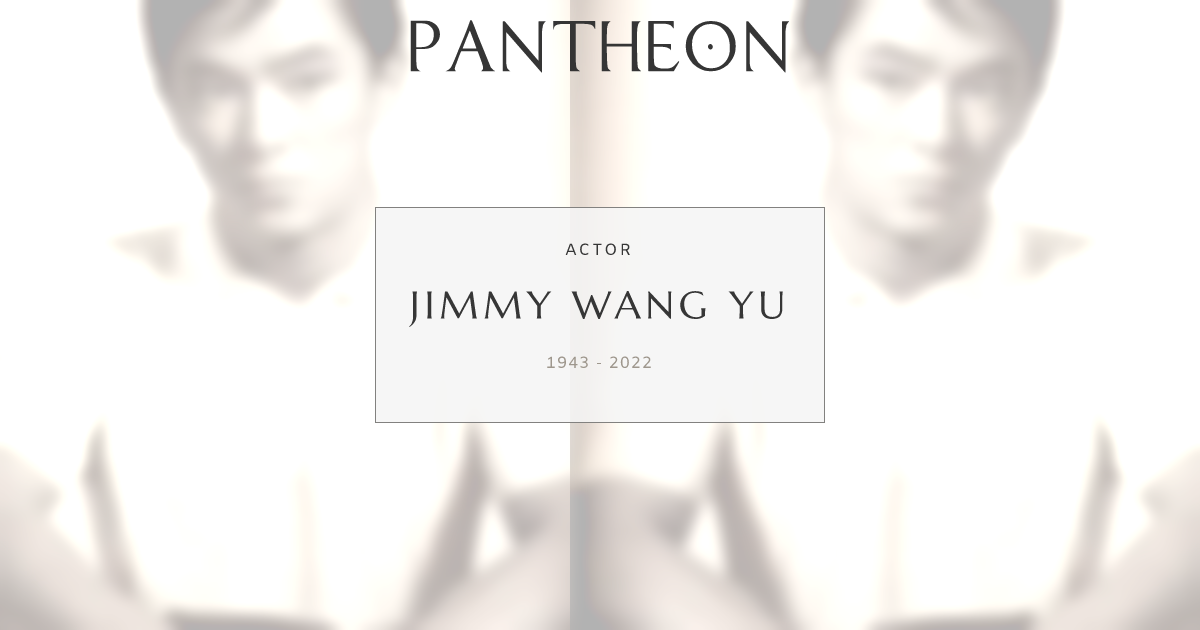 Jimmy Wang Yu Biography | Pantheon