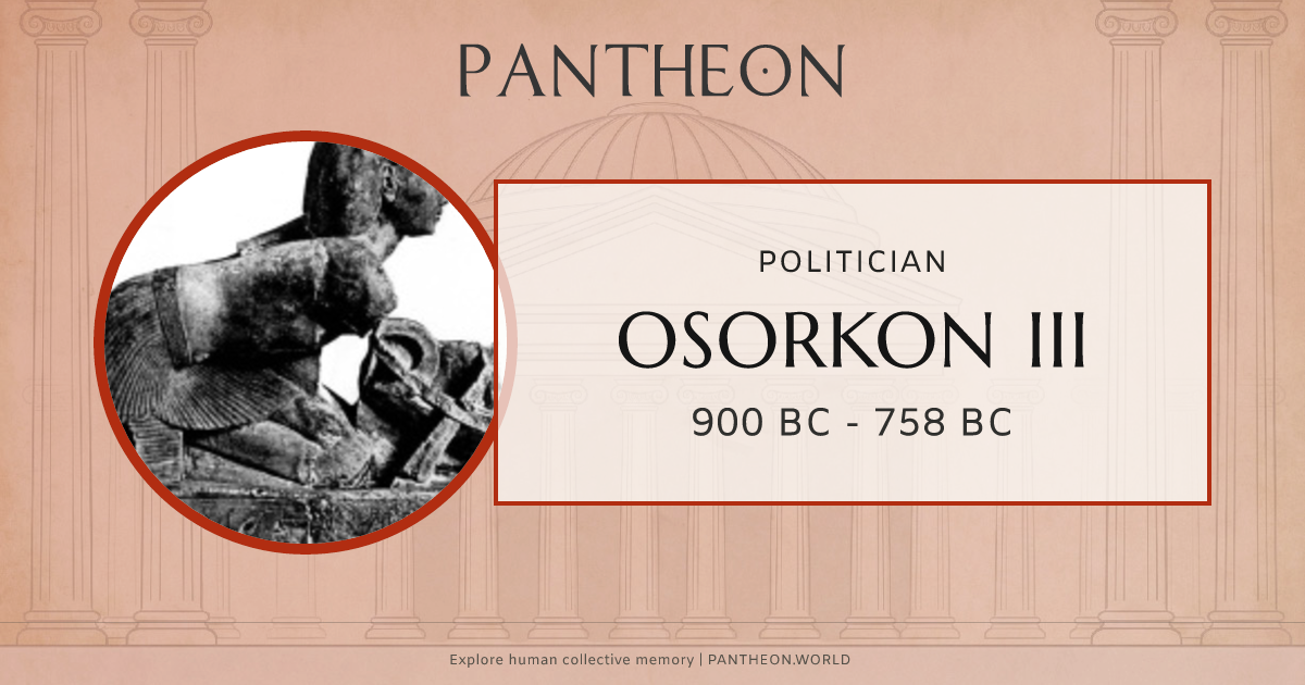 Osorkon III Biography | Pantheon