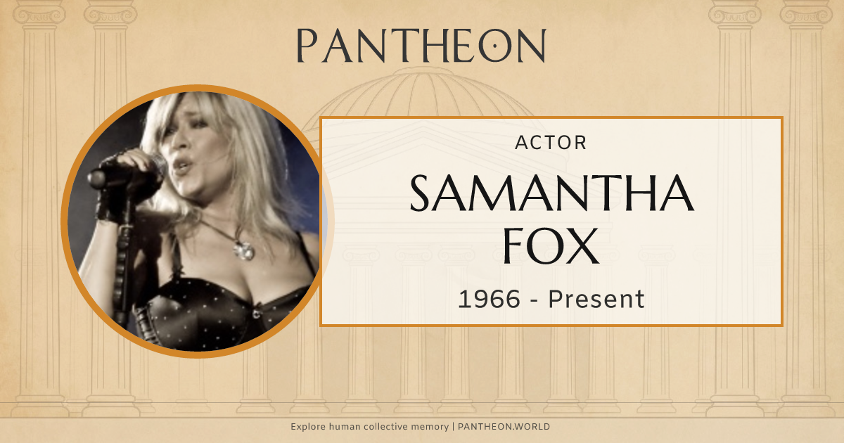 Samantha Fox Biography | Pantheon