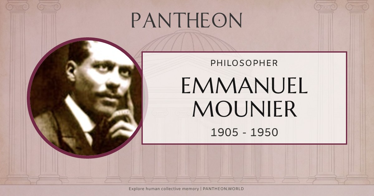 Emmanuel Mounier Biography | Pantheon