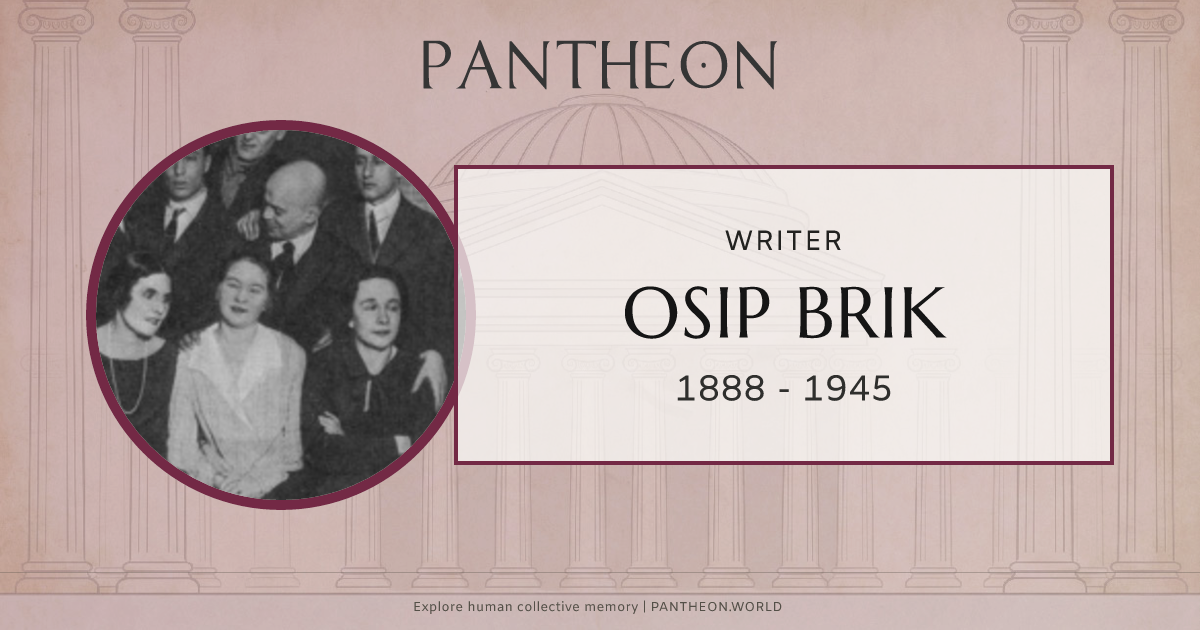 Osip Brik Biography | Pantheon