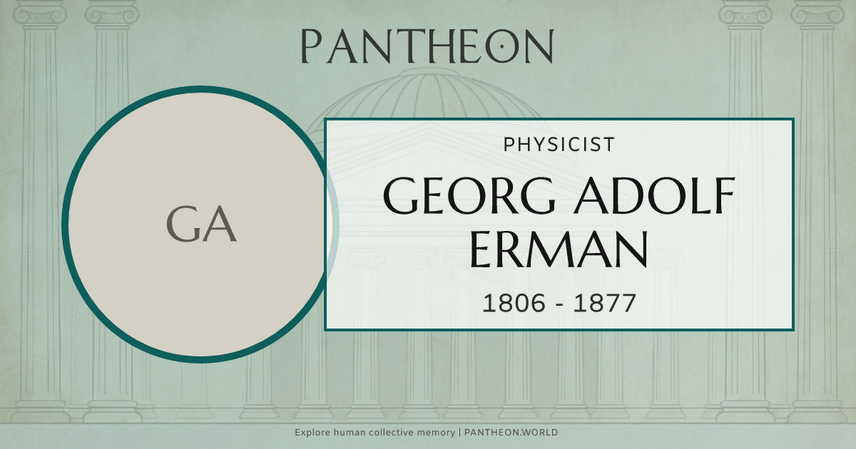 Georg Adolf Erman Biography | Pantheon