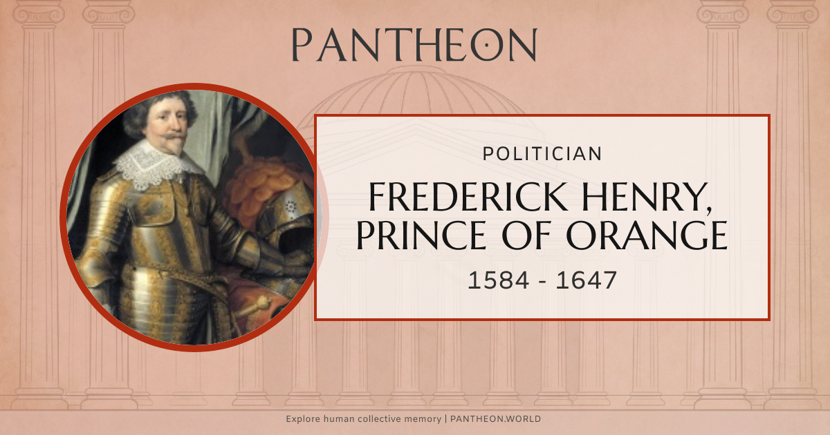 Frederick Henry, Prince of Orange Biography | Pantheon