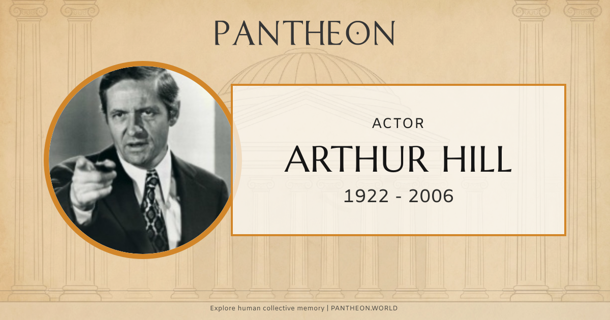Arthur Hill Biography | Pantheon