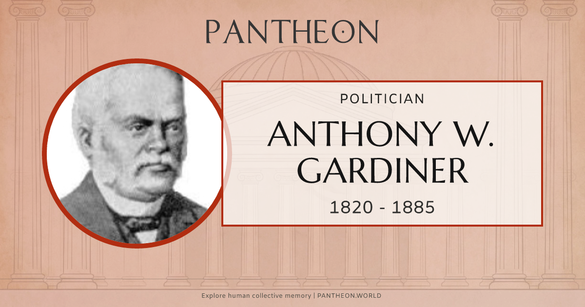 Anthony W. Gardiner Biography | Pantheon