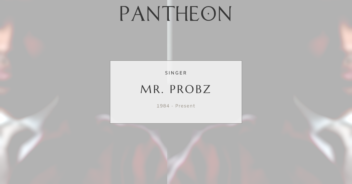 Mr. Probz Biography | Pantheon