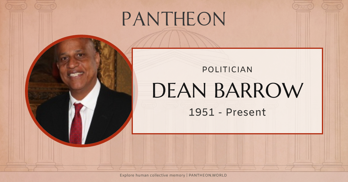 Dean Barrow Biography | Pantheon